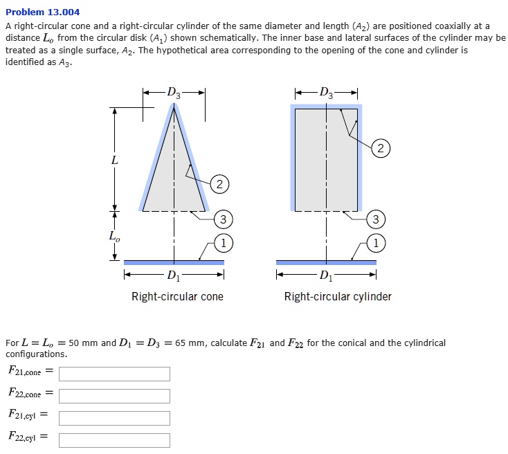Problem 13.004: A right-circular cone and a right-circular cylinder of the same diameter and ...