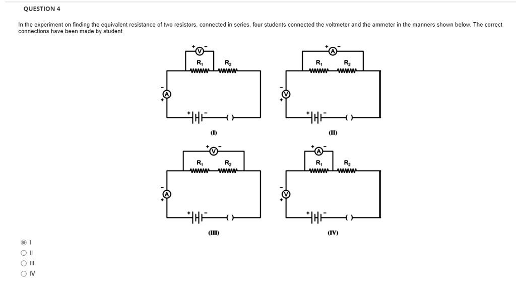 Solved In The Experiment On Finding The Equivalent Resistance Of Two Resistors Connected In