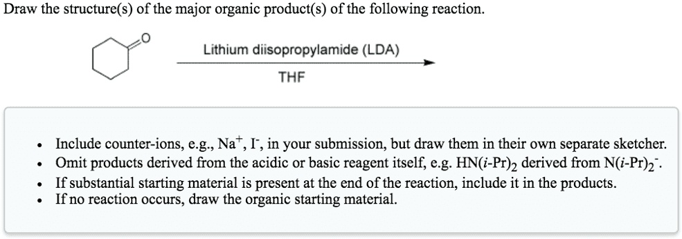 organic chemistry homework draw the structures of the major organic ...