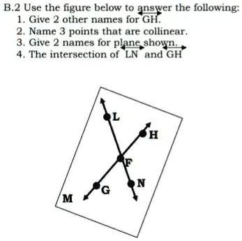 SOLVED: B.2 Use the figure below to answer the following: Give 2 other names for Name 3 points ...