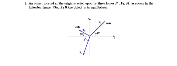 SOLVED: Please provide a detailed solution 2. An object located at the origin is acted upon by ...