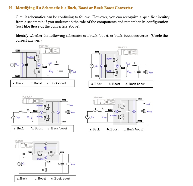 H. Identifying if a Schematic is a Buck, Boost, or Buck-Boost Converter ...