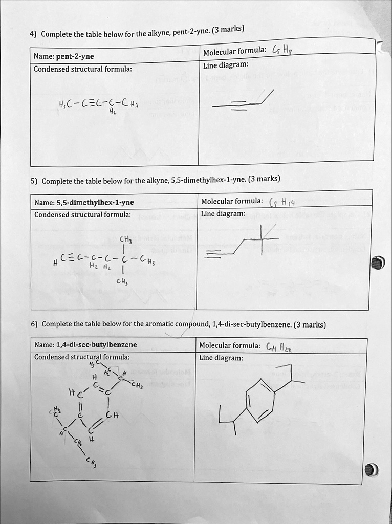 texts name pent 2 yne condensed structural formula hcc ch2 ch3 molecular formula c5h8 line ...