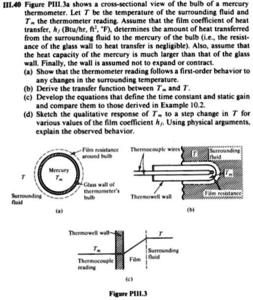 SOLVED: III.40 Figure PIII.3a shows a cross-sectional view of the bulb ...