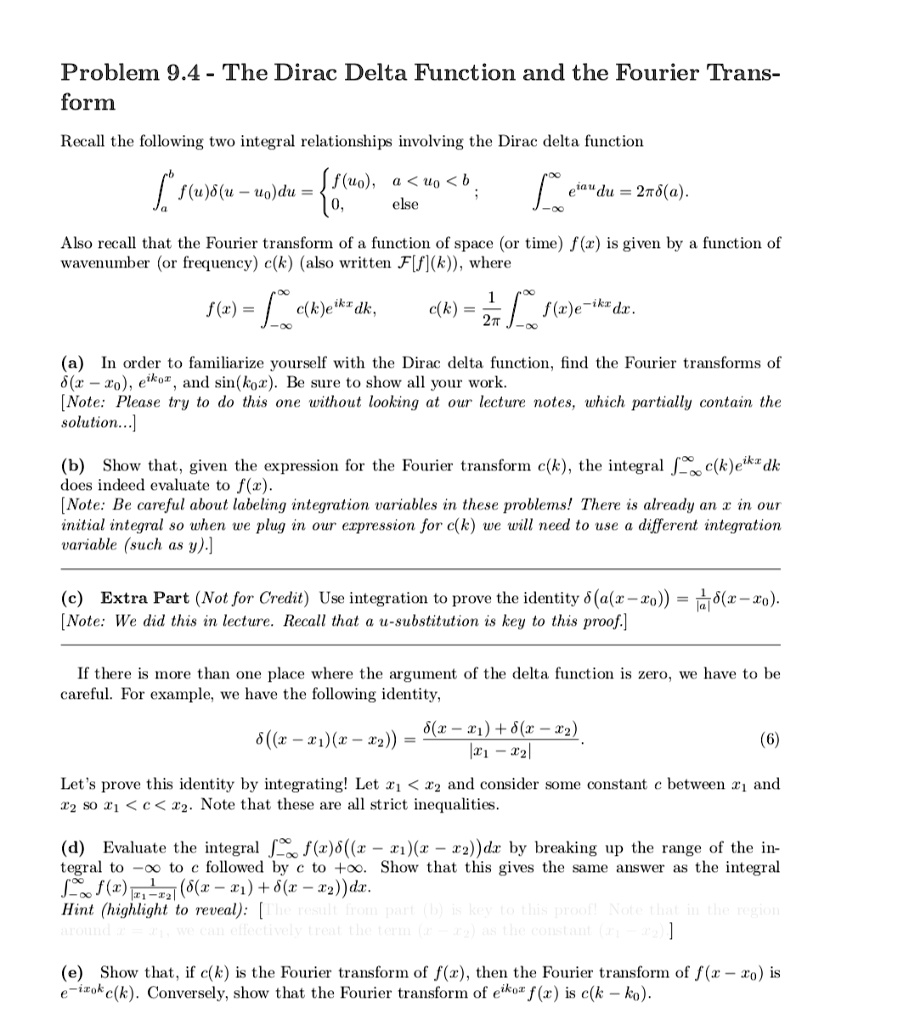 SOLVED: Hi, could anyone help me figure out Part B and Part D of this Fourier problem? Thank you ...