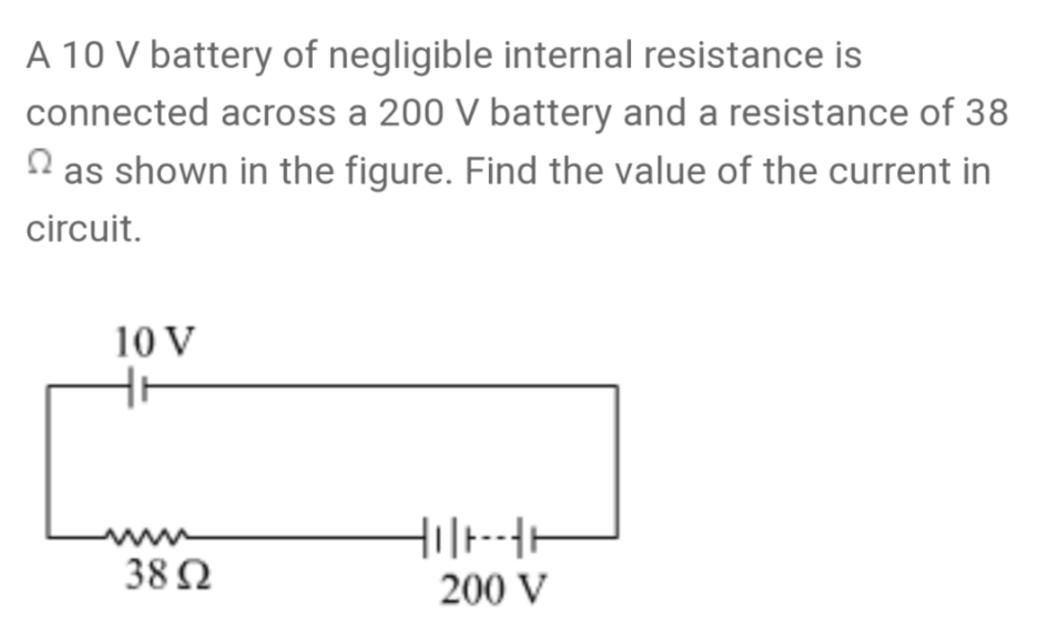 A 10 V battery of negligible internal resistance is connected across a ...