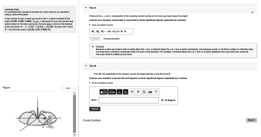 SOLVED: Find M, the magnitude of the moment, and Î¸, the angle between ...