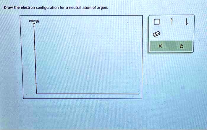 SOLVED: Draw the electron configuration for a neutral atom of argon ...