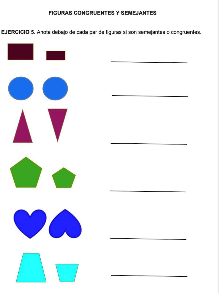 amigos ayudenme con esto cual es la figura congruente y cual es el ...