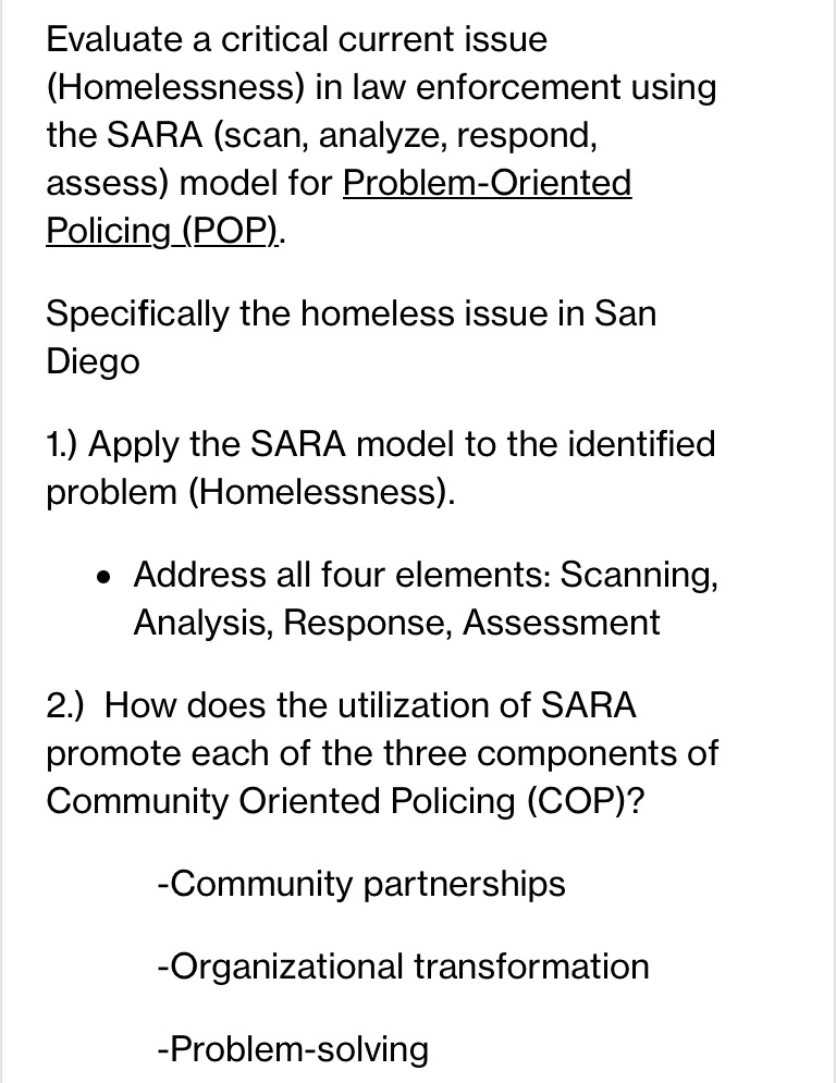 Solved Evaluate A Critical Current Issue Homelessness In Law