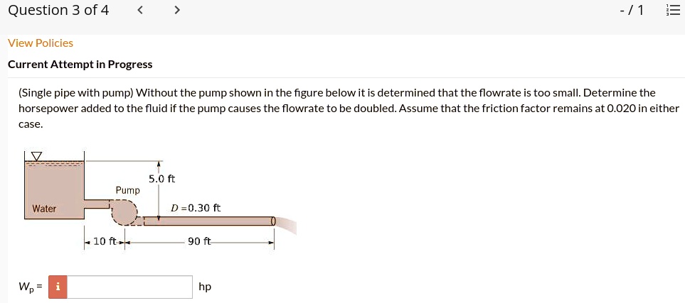SOLVED: Question 3 of 4 E View Policies Current Attempt in Progress ...