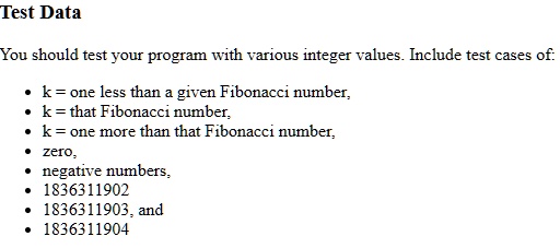 SOLVED: The Problem A Zeckendorf number is defined for all positive integers as the number of ...