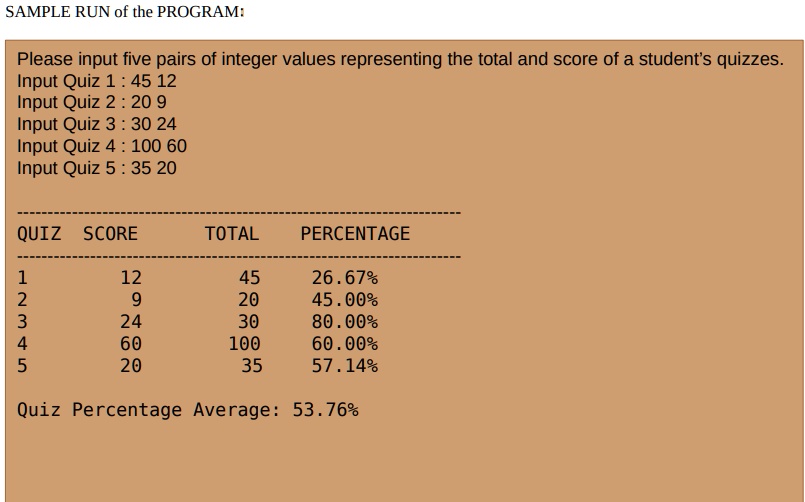 Solved Design And Implement In C The Algorithm For A Program That Will Get As Input From The 