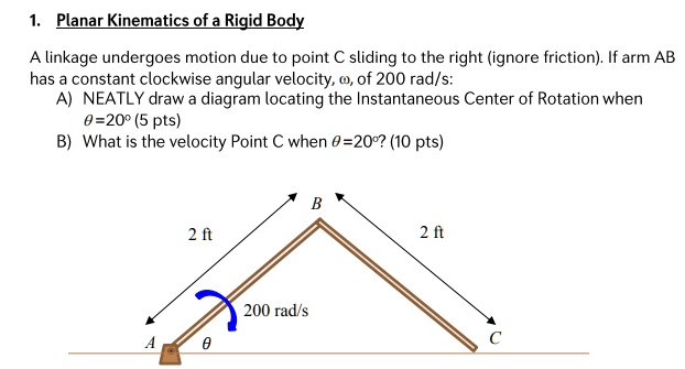 1planar kinematics of a rigid body a linkage undergoes motion due to ...