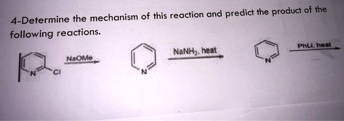 SOLVED: Determine the mechanism of this reaction and predict the ...