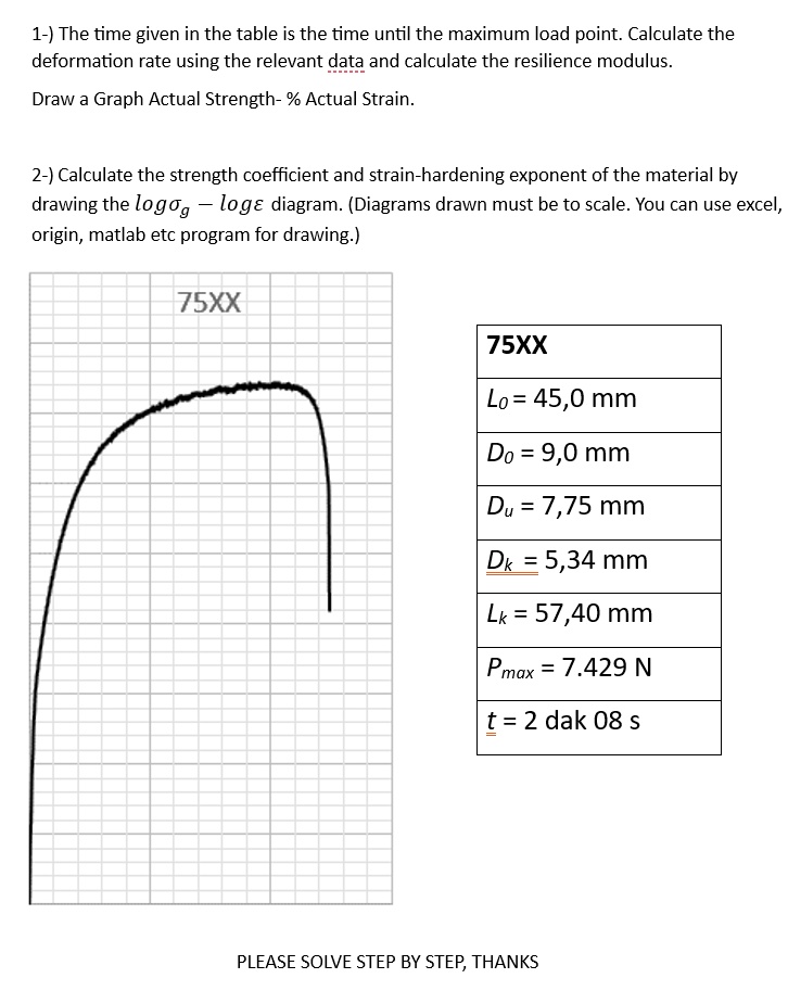 SOLVED: Texts: 1- The time given in the table is the time until the ...