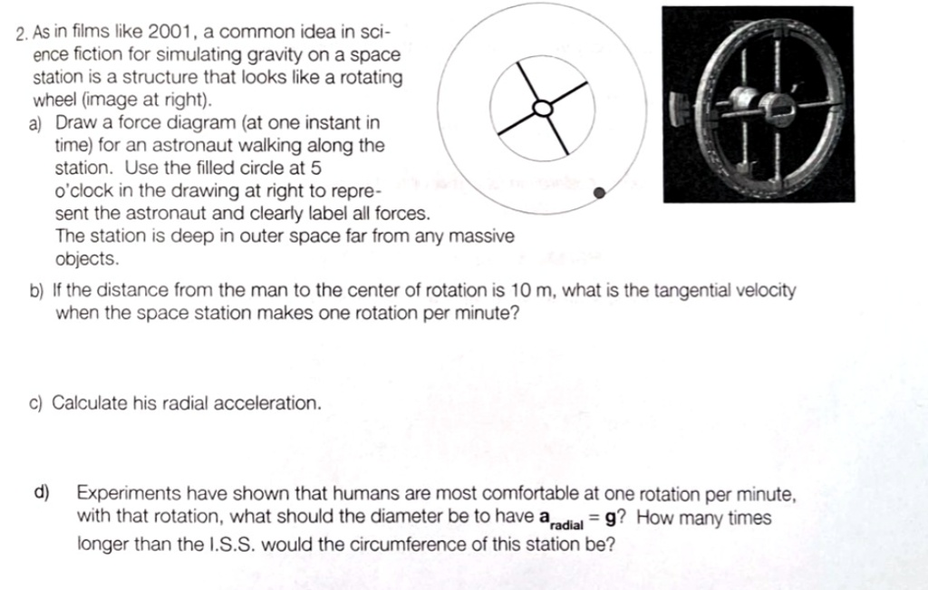 SOLVED: 2. As in films like 2001, a common idea in sCi - ence fiction ...