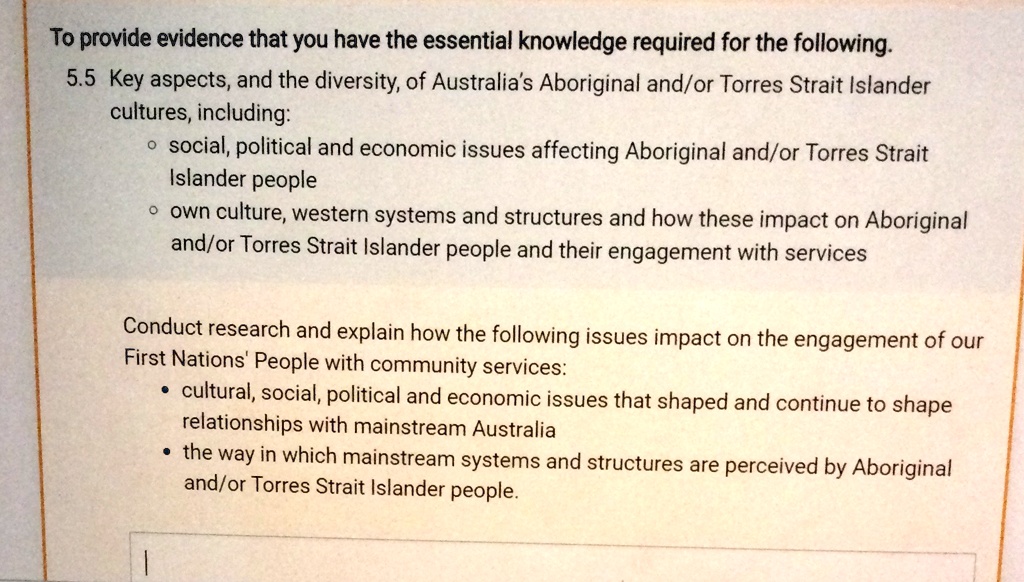key aspects to provide evidence that you have the essential knowledge ...