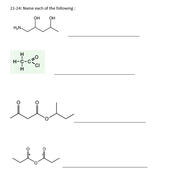 SOLVED: OH OH H2N- H- C=C=O