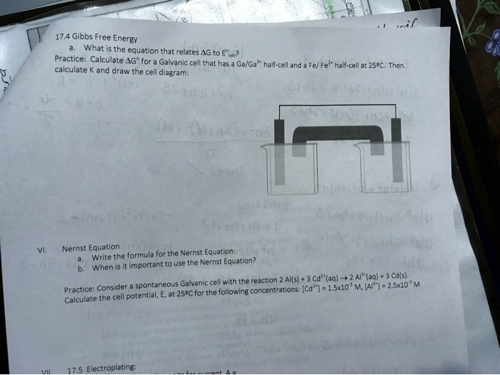 SOLVED: 17.4 Gibbs Free Energy What is the equation that relates AG to ...