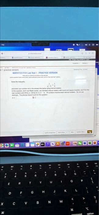 SOLVED: Texts: Help HYS1121/... F2 3 T2 Lab Test 1 / MATH1131/1141 Lab ...