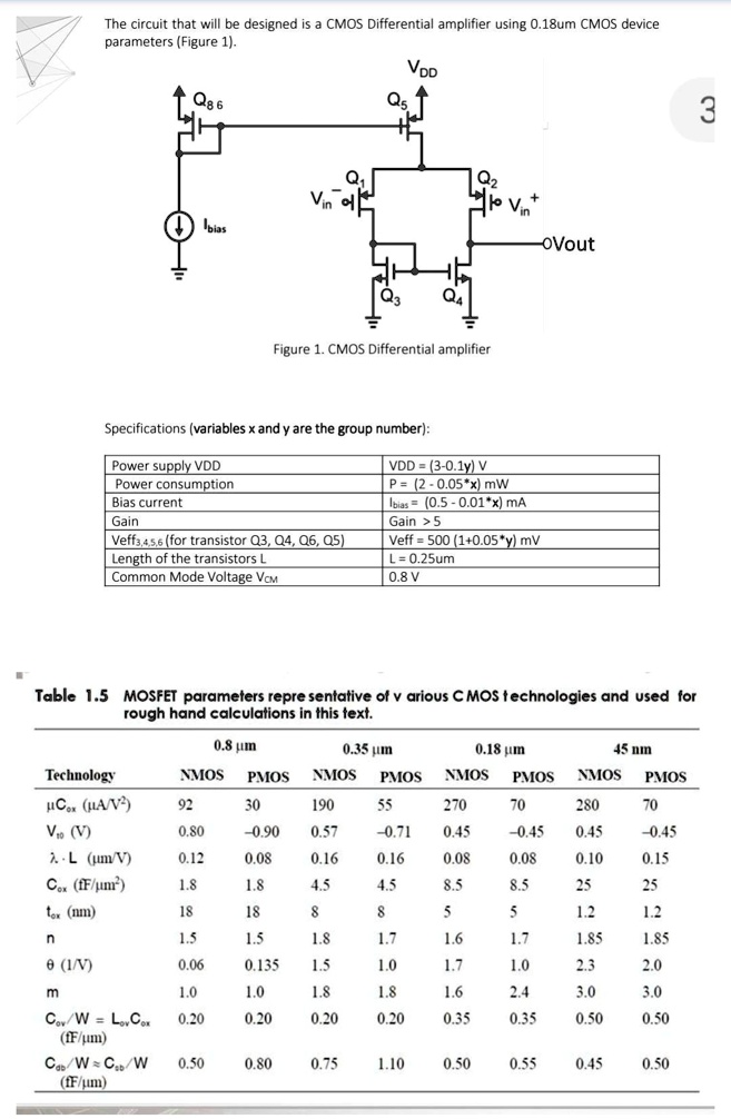 SOLVED: I need analysis for circuit like input and output. Input ...
