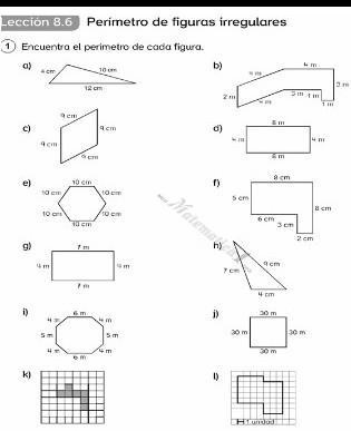 SOLVED: ayudaaa es para hoy encuentra el perimetro de la figura Leccion ...