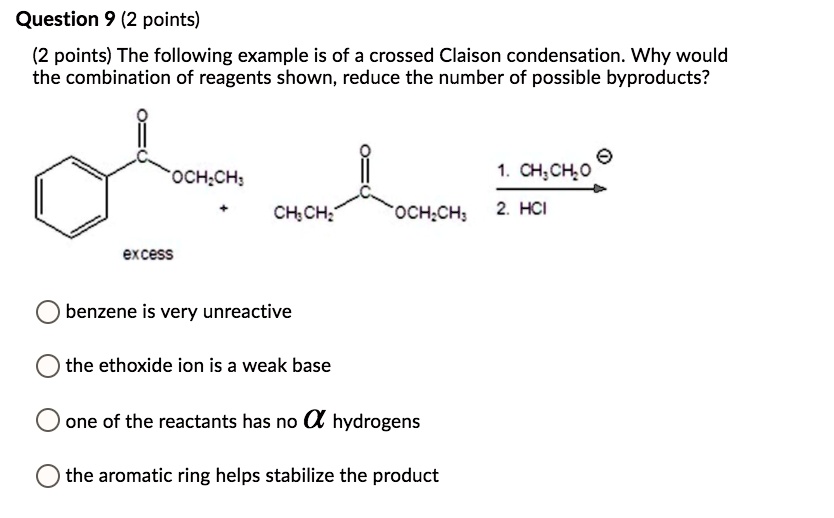 SOLVED: Question 9 (2 points) (2 points) The following example is of a ...
