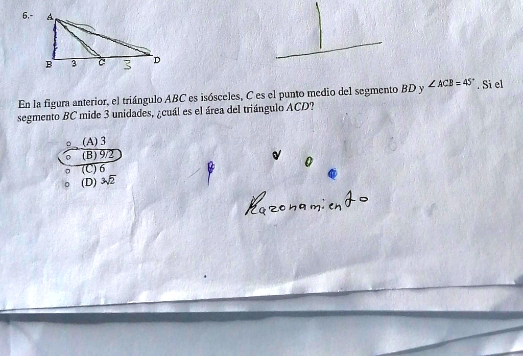 SOLVED: AYUDA cuál es el razonamiento de este problema , por qué da 9/2 ...