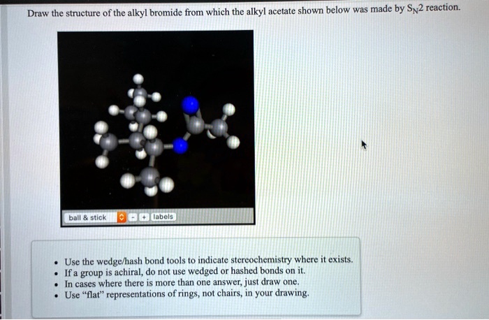 SOLVED:Draw the structure of the alkyl bromide from which the alkyl ...