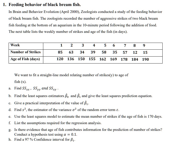 [GET ANSWER] feeding behavior of black bream fish in brain and behavior ...