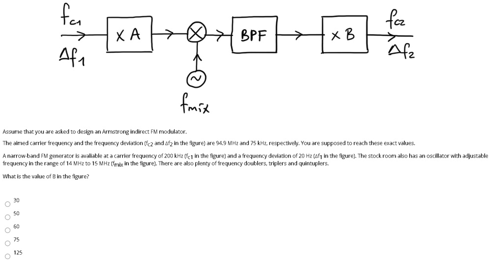 SOLVED: X A BPF x B Af Assume that you are asked to design an Armstrong ...