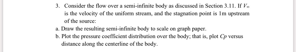 3 consider the flow over a semi infinite body as discussed in section ...