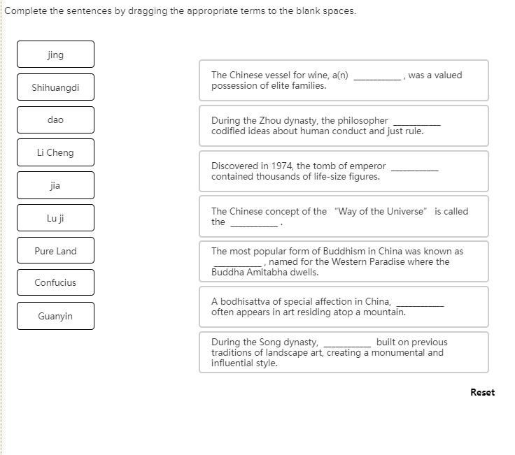 SOLVED: Complete the sentences by dragging the appropriate terms to the ...