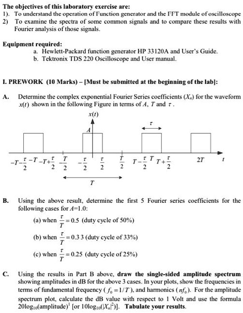 SOLVED: The objectives of this laboratory exercise are: 1. To understand the operation of a ...