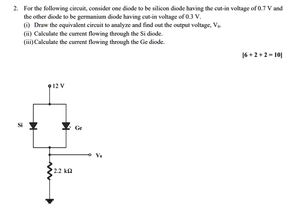 Germanium Diode Cut In Voltage at Pearline Beard blog