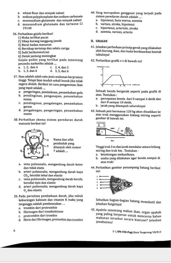 SOLVED: bantu dong klo tau jawabannya wheat flour dan minyak nabati ...