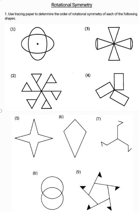 Solved Please Help Me With This Question Rotational Symmetry Using