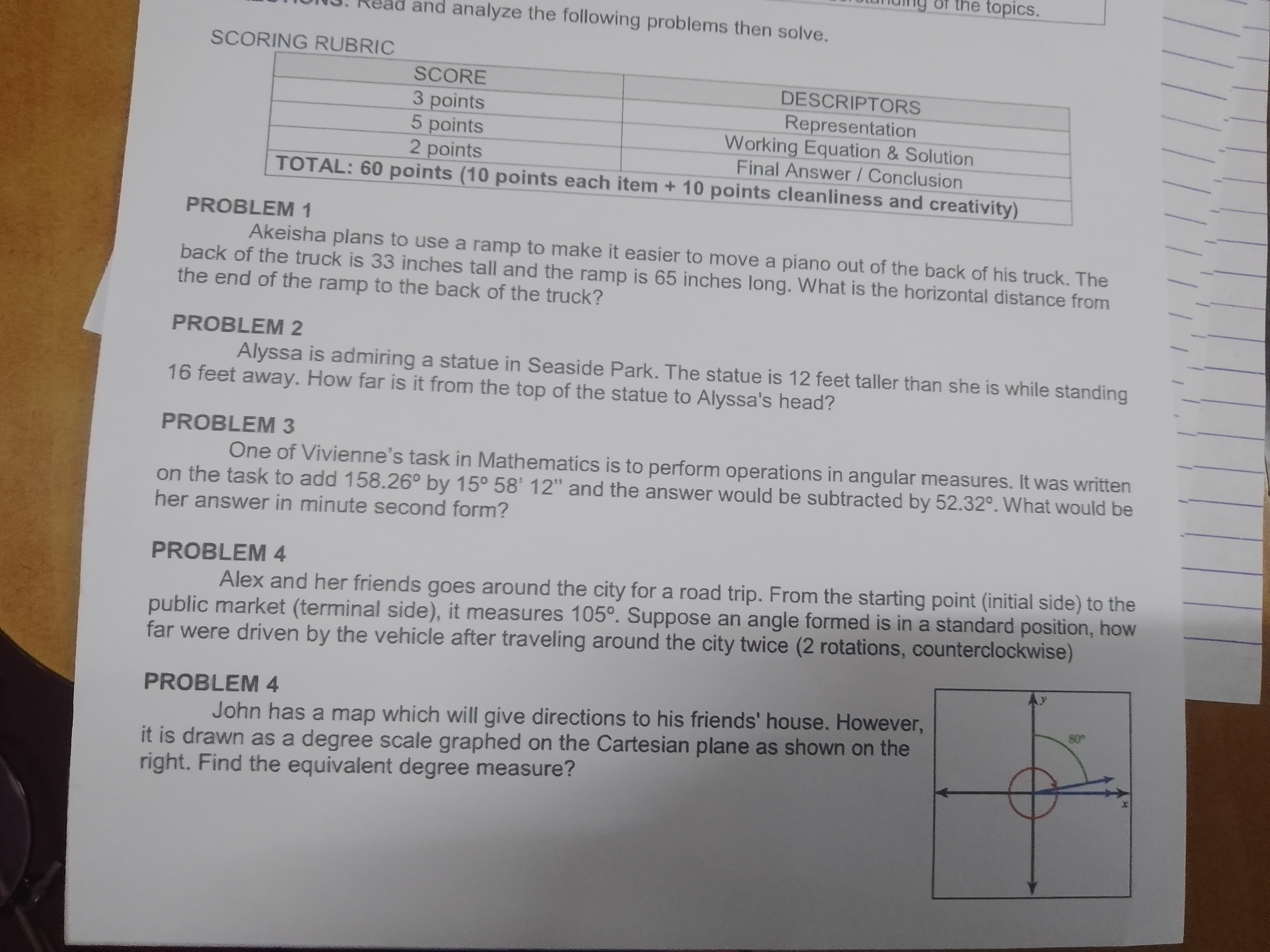 SOLVED: How do I solve this , only the last problem