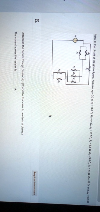 SOLVED: The current across the resistor is determined. Find the current through resistor w ...