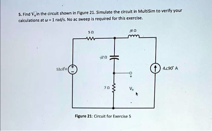 SOLVED: Magnitude of V0 to the 2nd decimal place. Phase angle of V0 in degrees to the 2nd ...