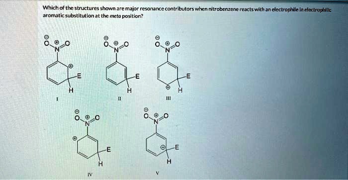 Nitrobenzene Of Benzene Resonance Structure