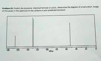 ' C4H6O2 Predict the structure: chemical formula is. Determine the ...