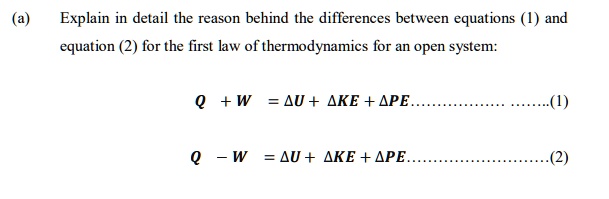 SOLVED: Explain in detail the reason behind the differences between ...