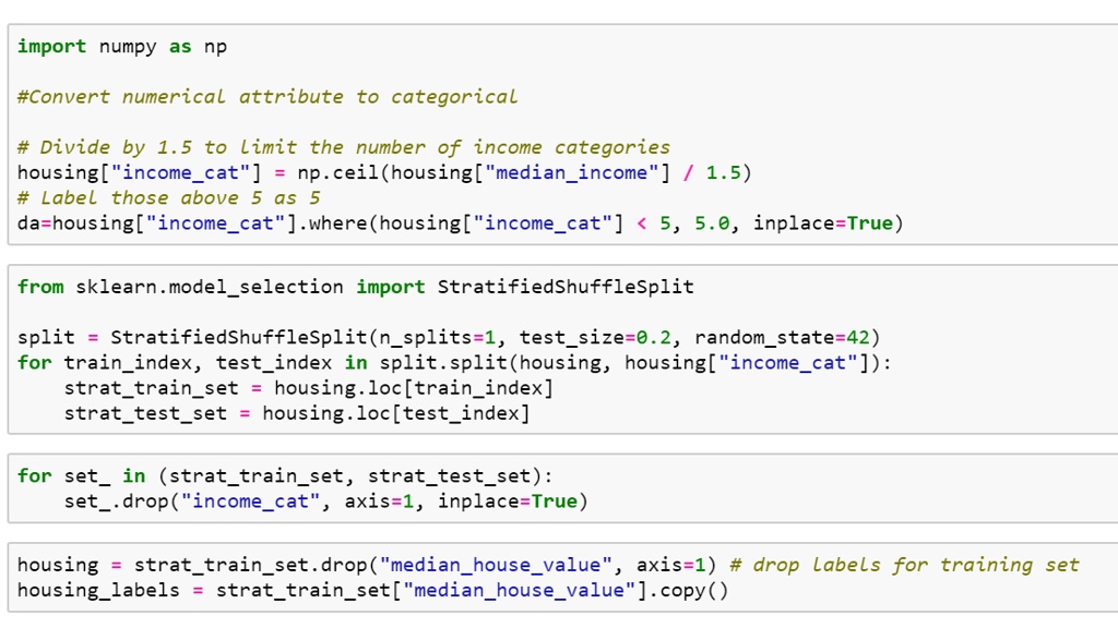 import numpy as np #Convert numerical attribute to categorical # Divide by 1.5 to limit the ...
