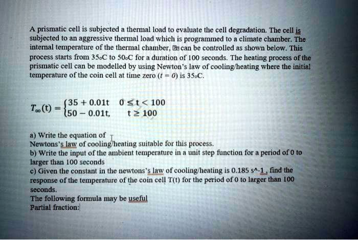 SOLVED: A prismatic cell is subjected to a thermal load to evaluate the ...