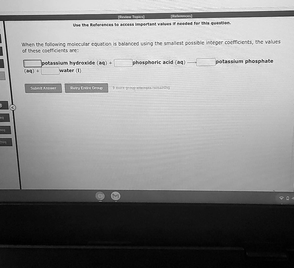 SOLVED: [Review Topics] [References] Use the References to access Important values if needed for ...