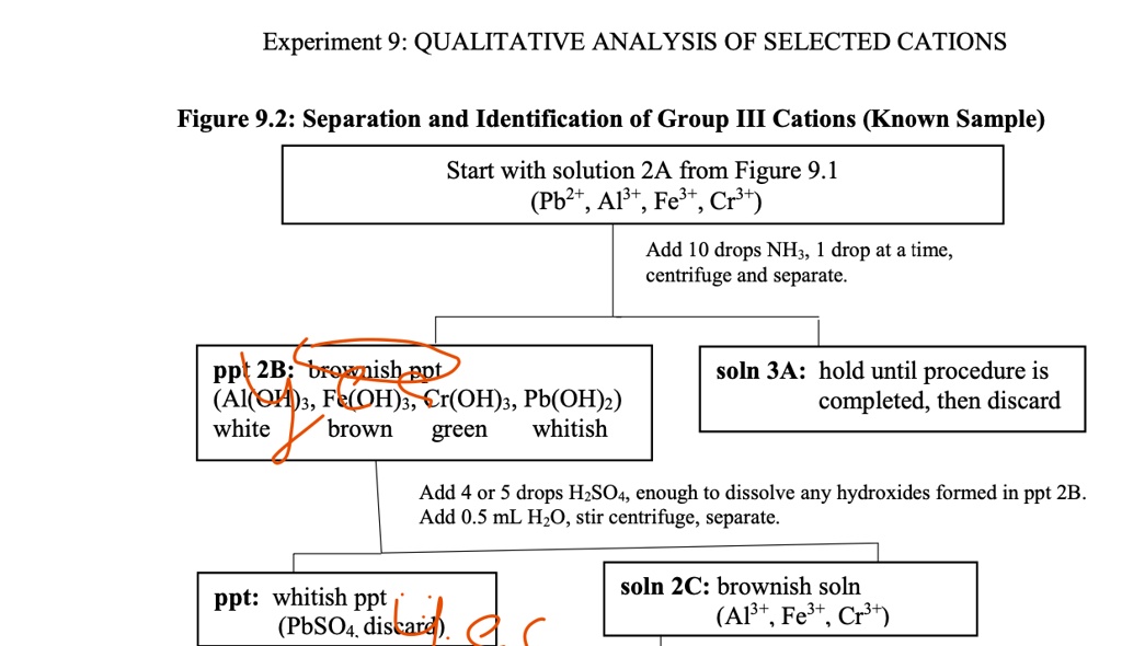 SOLVED:Experiment 9: QUALITATIVE ANALYSIS OF SELECTED CATIONS Figure 9. ...