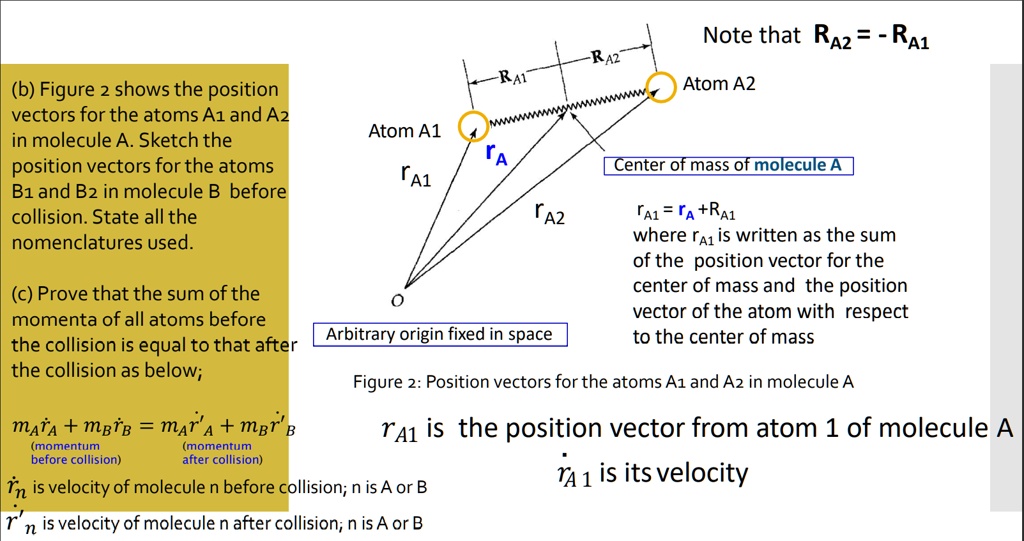 SOLVED: Question 1: Consider a system consisting of two colliding diatomic molecules A B as ...