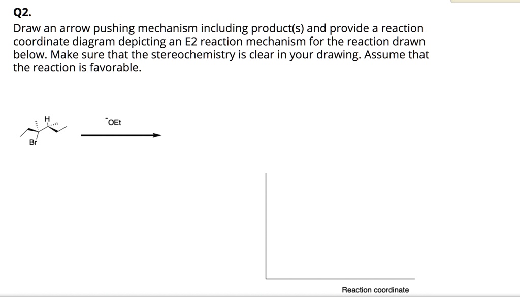 Q2. Draw an arrow pushing mechanism including product(s) and provide a ...